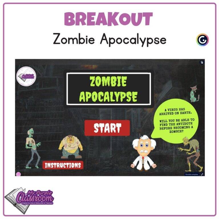 Breakout – Zombie Apocalypse - MyPurpleClassroom