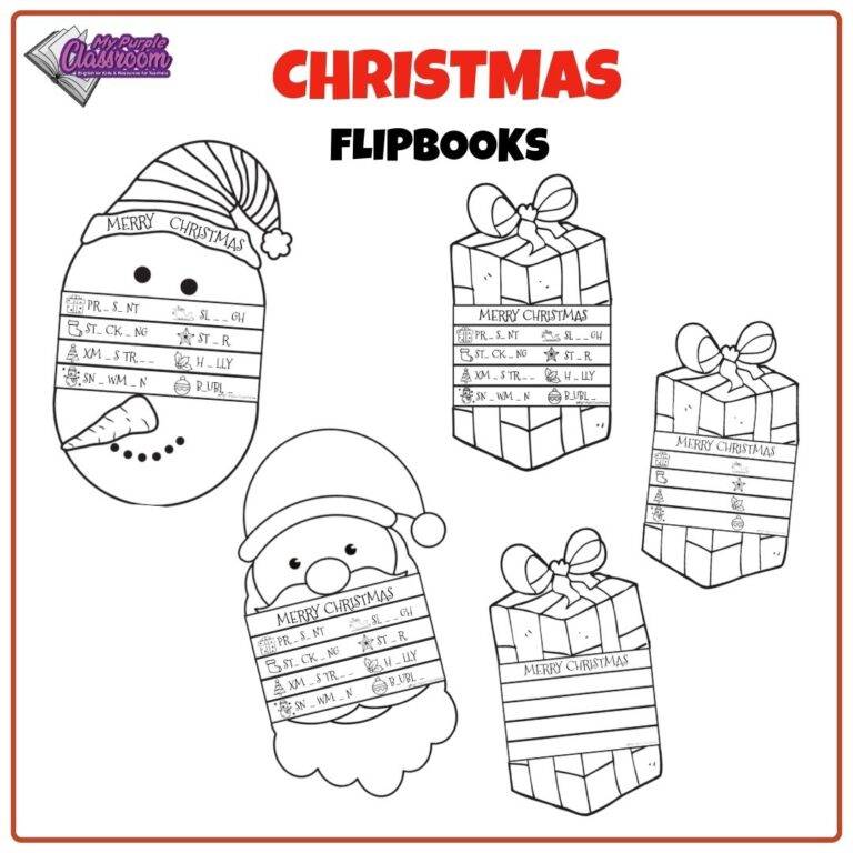 CHRISTMAS FLIPBOOKS - MyPurpleClassroom